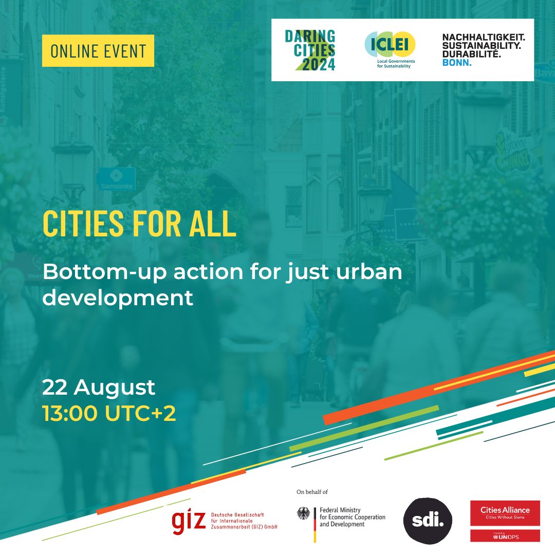 Cities for all: Bottom-up action for just urban development - ICLEI