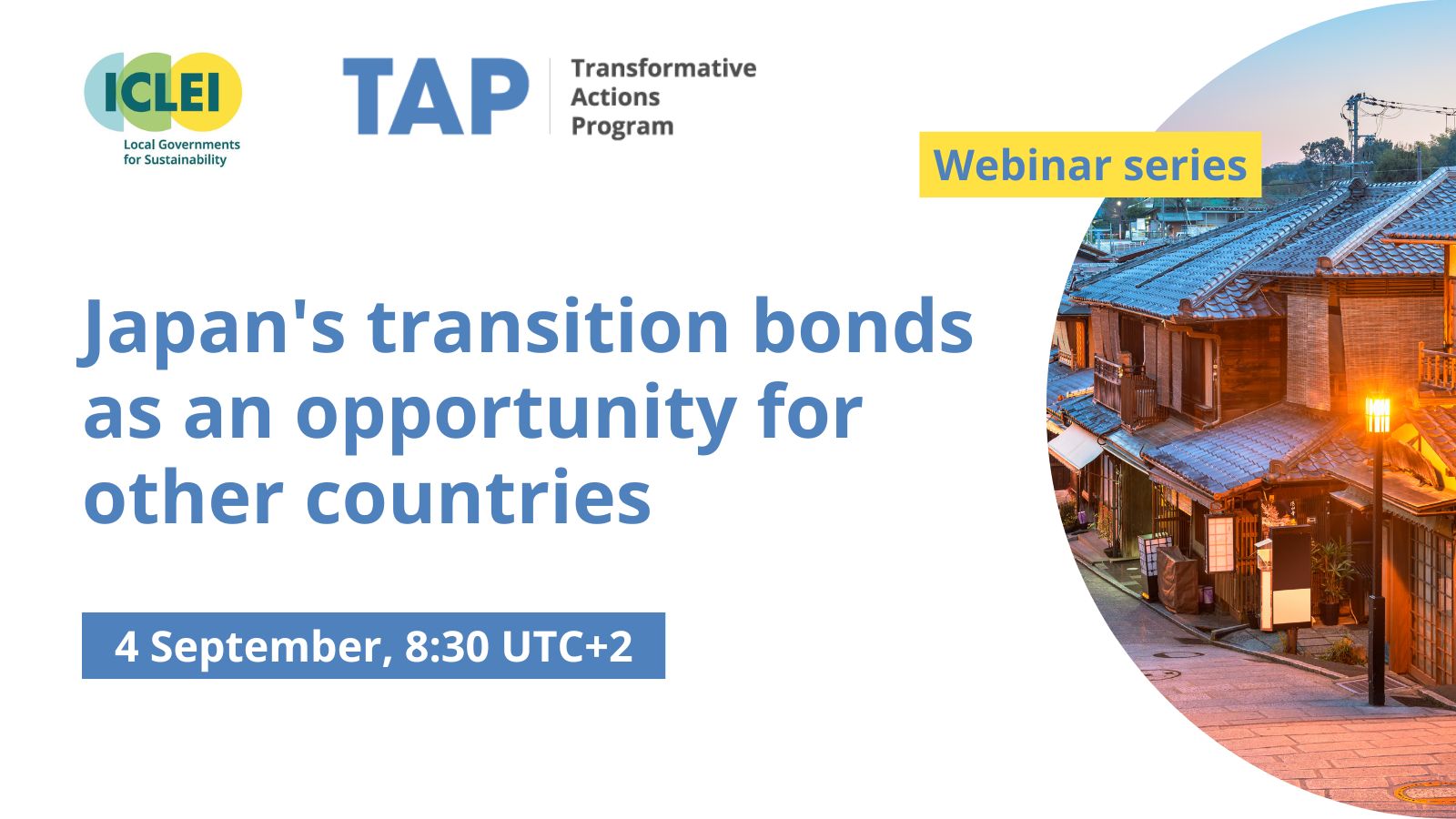 Japan's transition bonds as an opportunity for other countries - ICLEI Japan's transition bonds as an opportunity for other countries - ICLEI