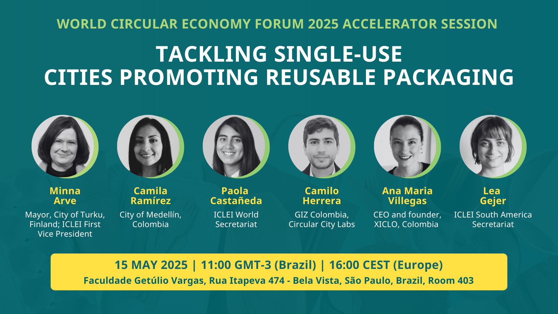 Tackling single-use packaging in cities: WCEF2025 Accelerator session - ICLEI