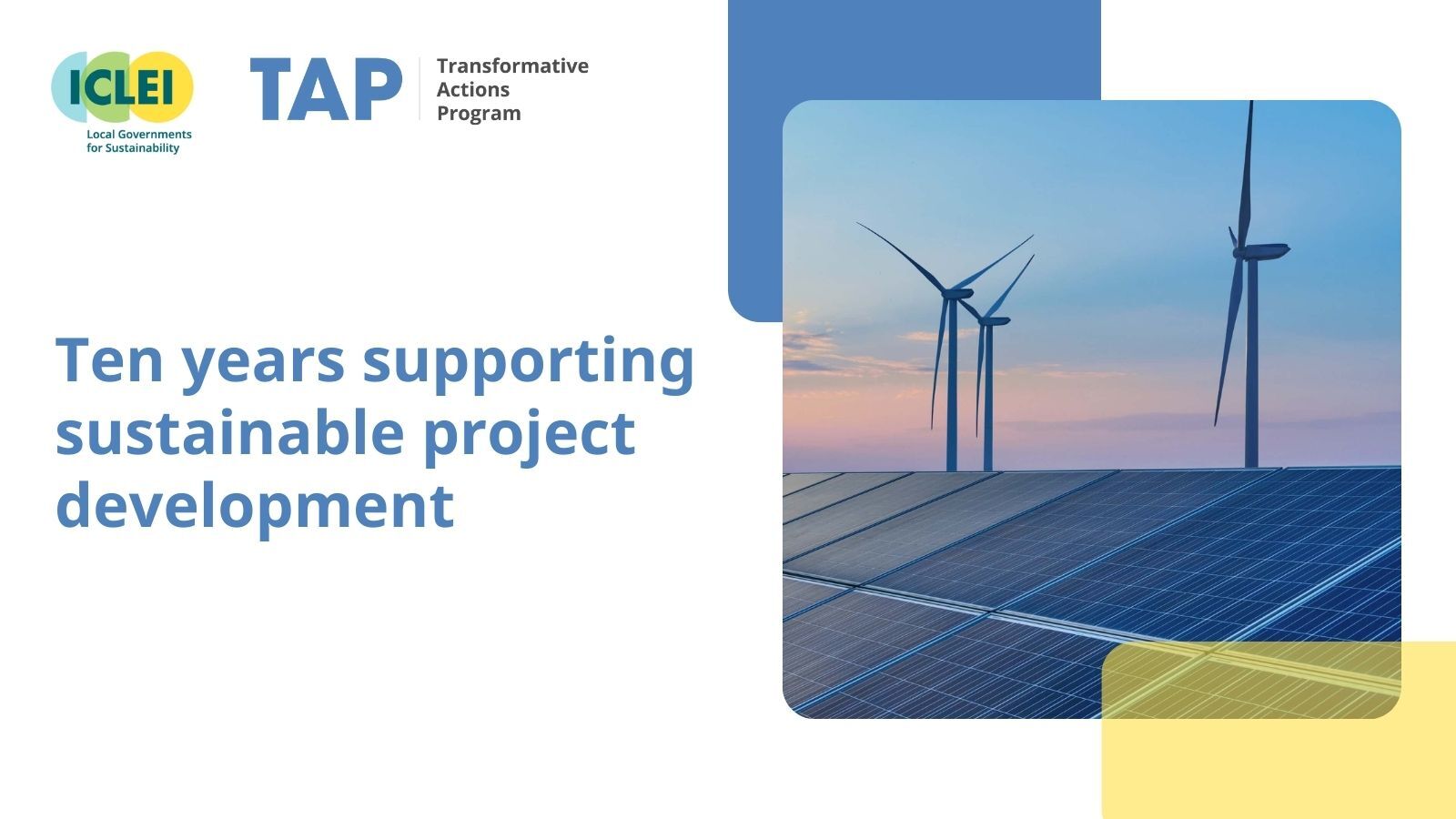 ICLEI’s TAP marks 10 years of turning local climate ambitions into ...